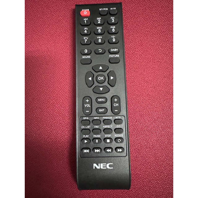 Mando a distancia Original NEC para pantallas E758/E868 color negro ...