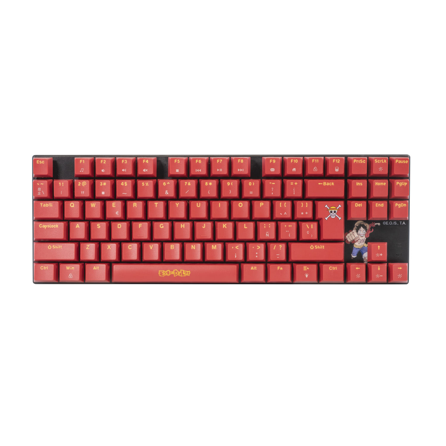 Teclado Mecánico Gaming FR-TEC One Piece Luffy Rojo – Reestreno Tecnológico